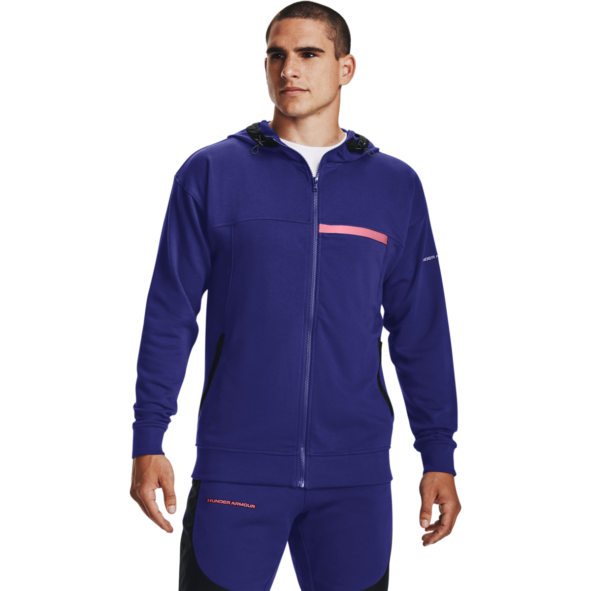 Men's UA Rival Terry AMP Full Zip Hoodie | Kvantum Sport Online Shop